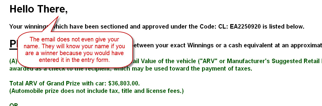 5 Ways to Tell If A Winning Email is a Scam