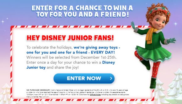 QUICK ENDING! Disney Junior Win a Toy & Share the Joy Sweepstakes ...