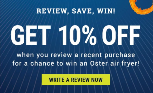 QUICK ENDING! Oster Review Sweepstakes (Email) 7/7 5PP18+