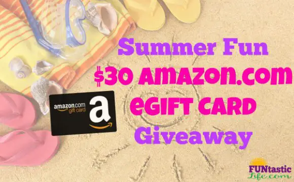 Summer Fun Amazon eGift Card Giveaway 8/18 Multi18+