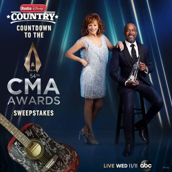 QUICK ENDING! Radio Disney Countdown to the CMA Awards Sweepstakes