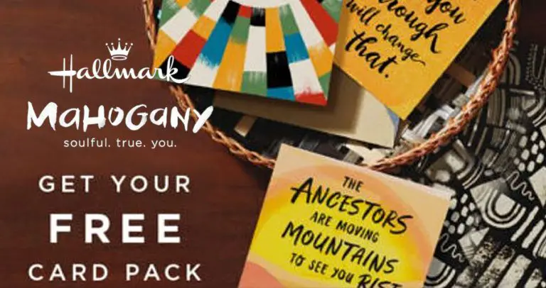 Three (3) FREE Hallmark Mahogany Greeting Cards