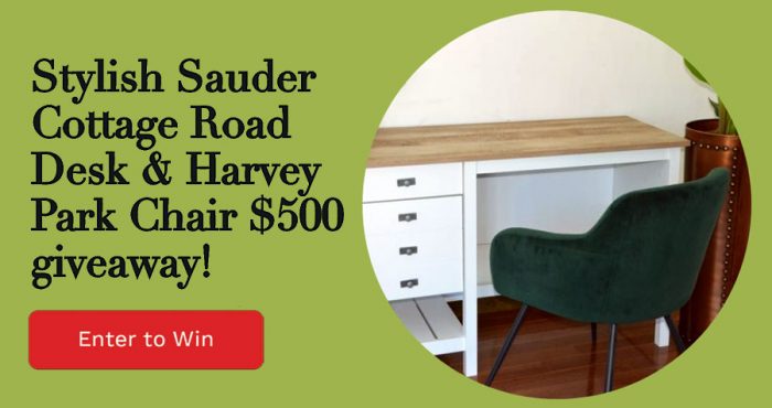 $500 Cottage Style Desk & Chair Set Giveaway