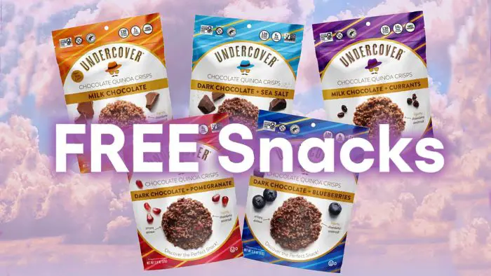 Undercover Snacks Chocolate Quinoa Crisps Giveaway (1,000 Winners)