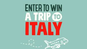 Sweets & Savory Italian Food Tour Vacation $10,000 Sweepstakes