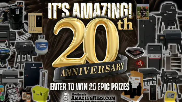 The AmazingRibs.com 20th Anniversary BBQ Sweepstakes