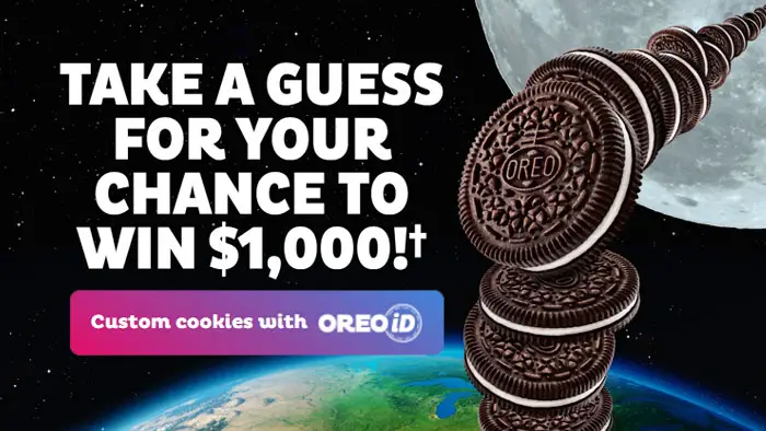 OREO Playful Lunar Eclipse $1,000 Sweepstakes