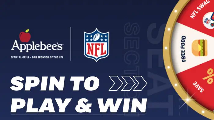 Club Applebee’s NFL Digital Instant Win Game