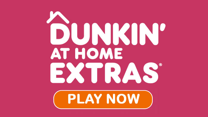 Dunkin’ Cozy Connect Instant Win Game (84,653 Prizes)