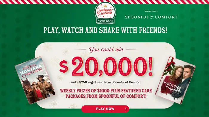 Hallmark Countdown to Christmas Game (Weekly Winners, Trivia Answers)