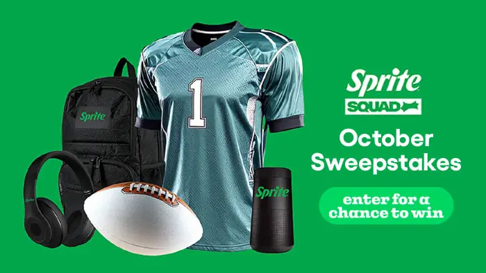 The Sprite Squad: October Instant Win Game (35 Winners)