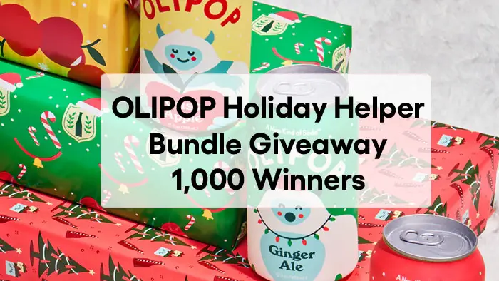 OLIPOP Holiday Helper Bundle Sweepstakes (1,000 Winners)