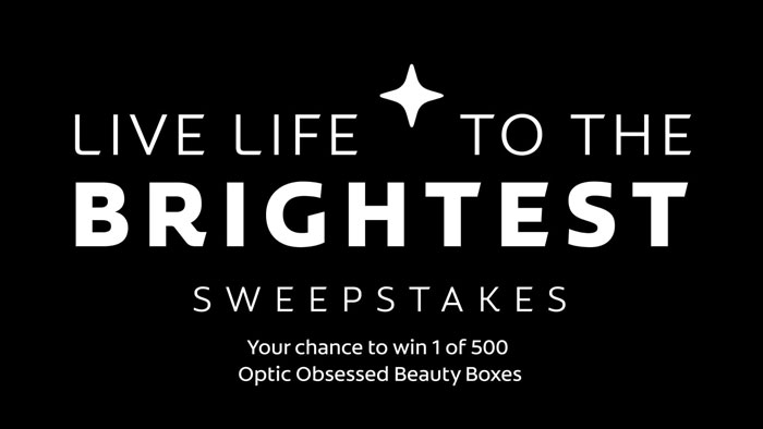 Colgate Optic Obsessed Live Life To The Brightest Sweeps (500 Winners)