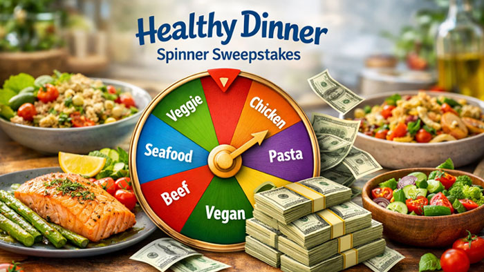EatingWell $2,500 Healthy Dinner Spinner Sweepstakes