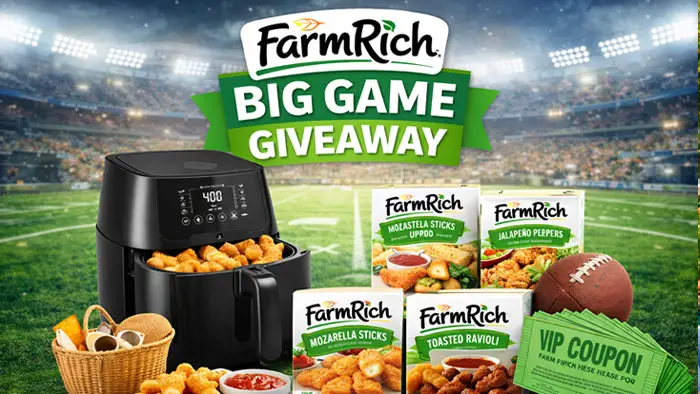 Farm Rich Big Game Giveaway (10 Winners)